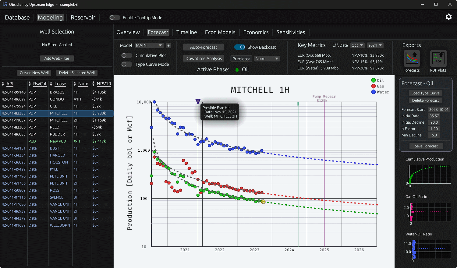Upstream Edge - Software for Oil and Gas Forecasting and Economics